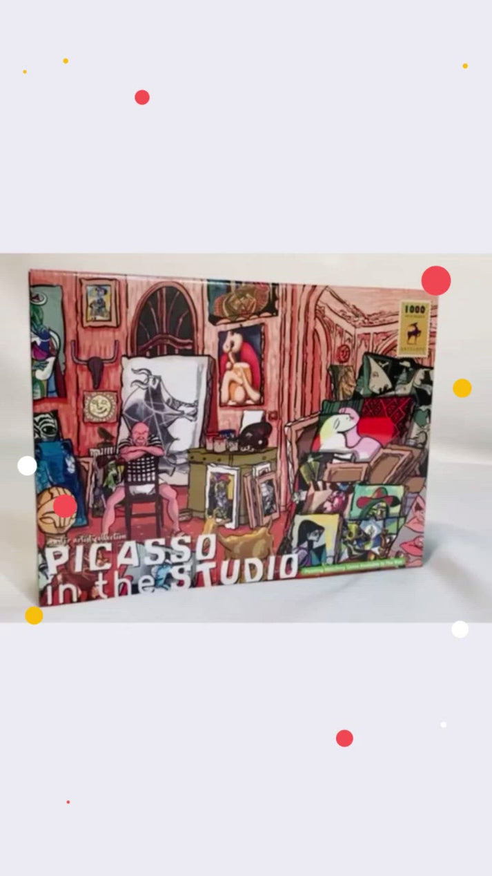 Pablo Picasso In His Studio 1000 Piece Jigsaw Puzzle Master Art ...